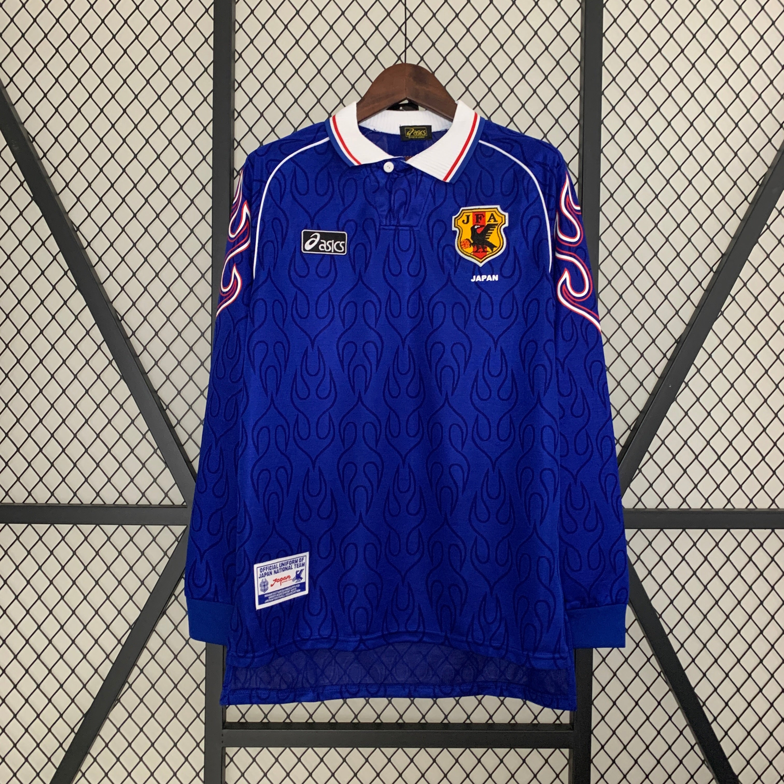 JAPAN 1998 HOME JERSEY LONG SLEEVED – retrokitshop.com