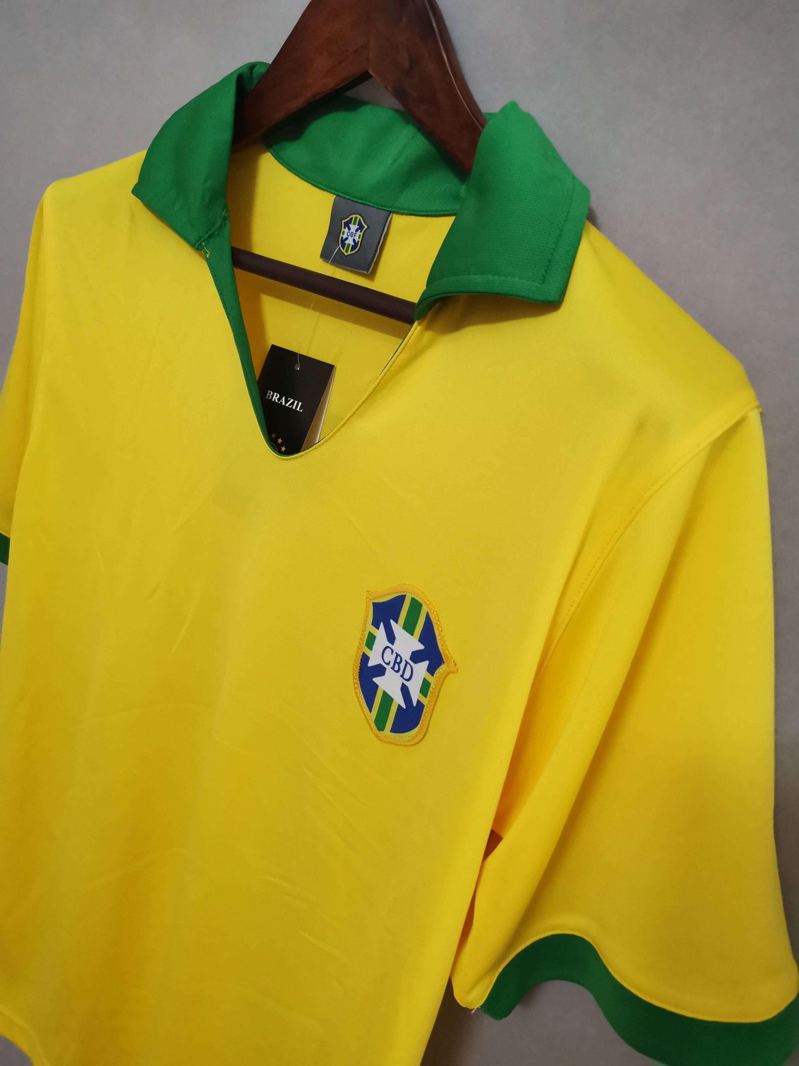 BRAZIL HOME JERSEY 1958 – retrokitshop.com