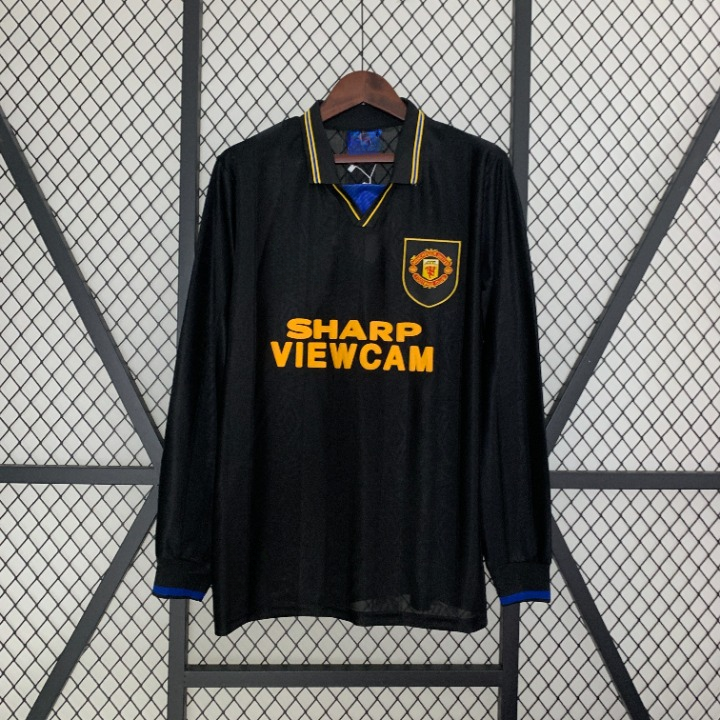 MANCHESTER UNITED 1994 - 1995 AWAY JERSEY LONG SLEEVED – retrokitshop.com