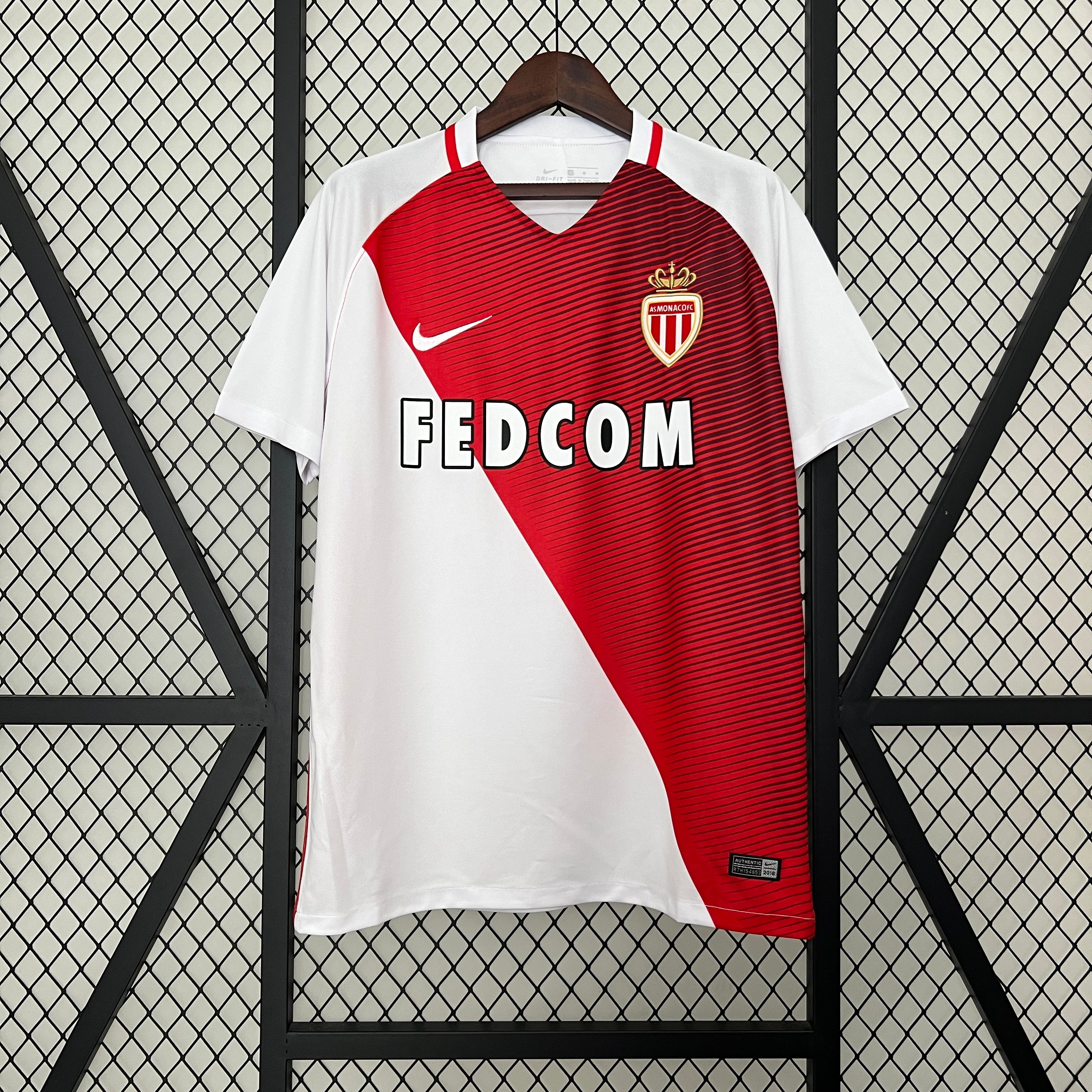 AS MONACO 2016 - 2017 HOME JERSEY – retrokitshop.com