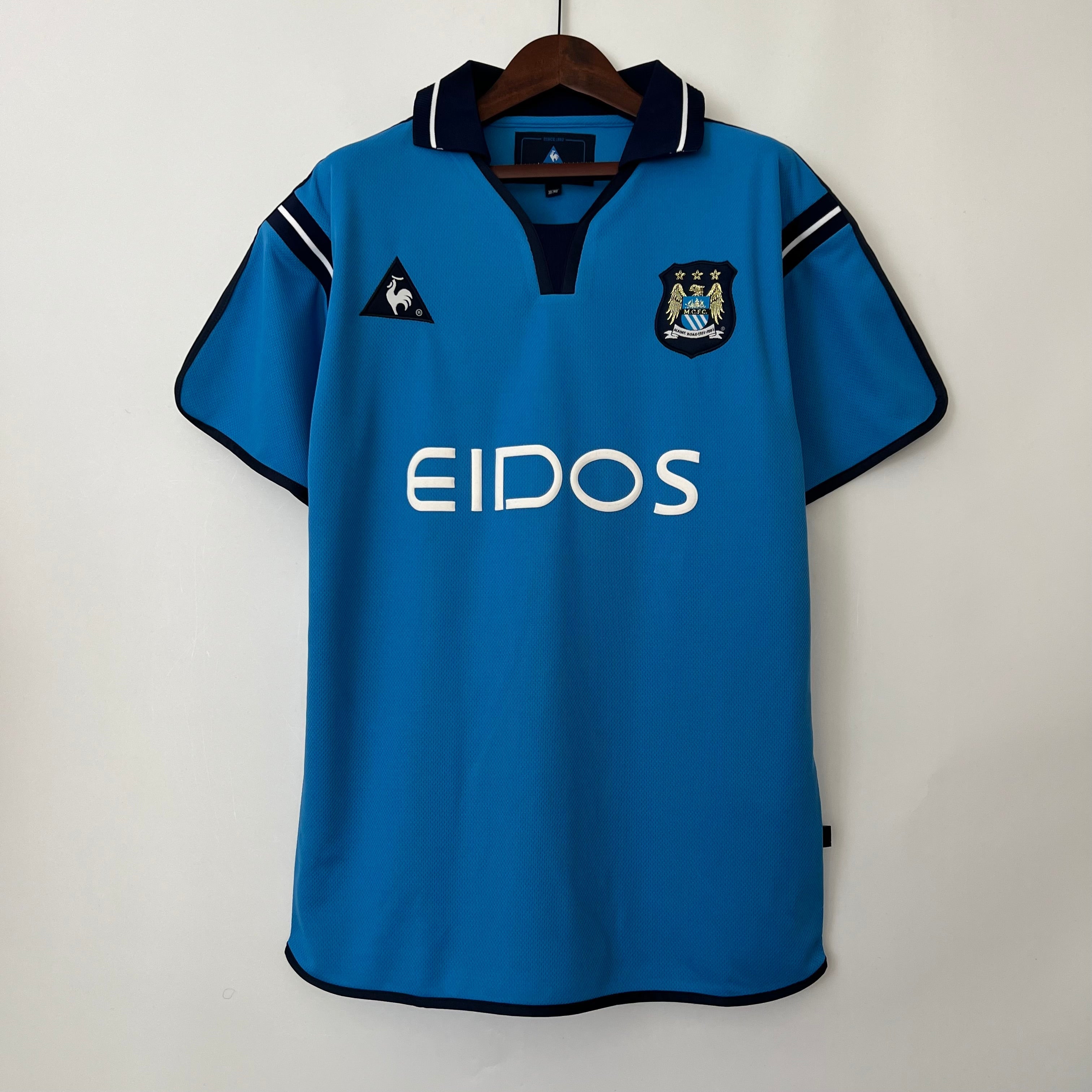 MANCHESTER CITY 2001 - 2002 HOME JERSEY – retrokitshop.com