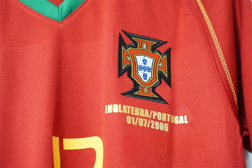 PORTUGAL 2006 HOME JERSEY – retrokitshop.com